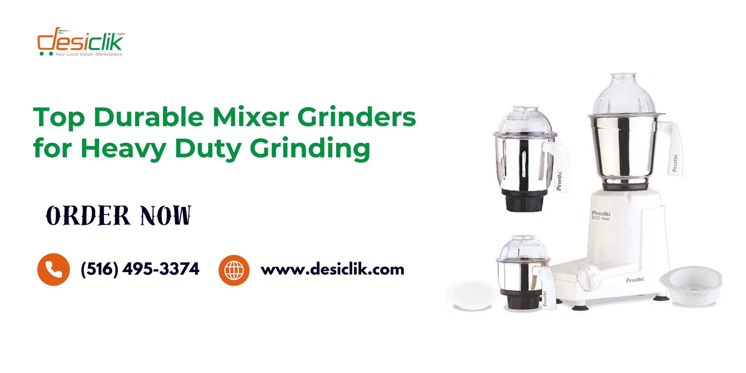Top Durable Mixer Grinders for Heavy Duty Grinding | DesiClik.com