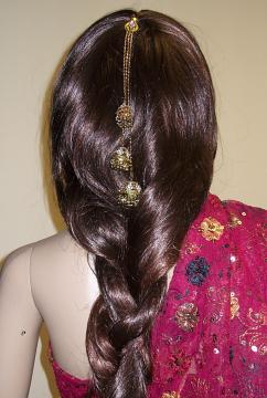 Jooda Latkan, Hair / Head Jhumka Jewelry #24817 | DesiClik.com, USA