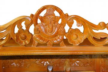 Wooden Pooja Mandir / Temple for Home 24" * 33" #25677 | Buy Online ...