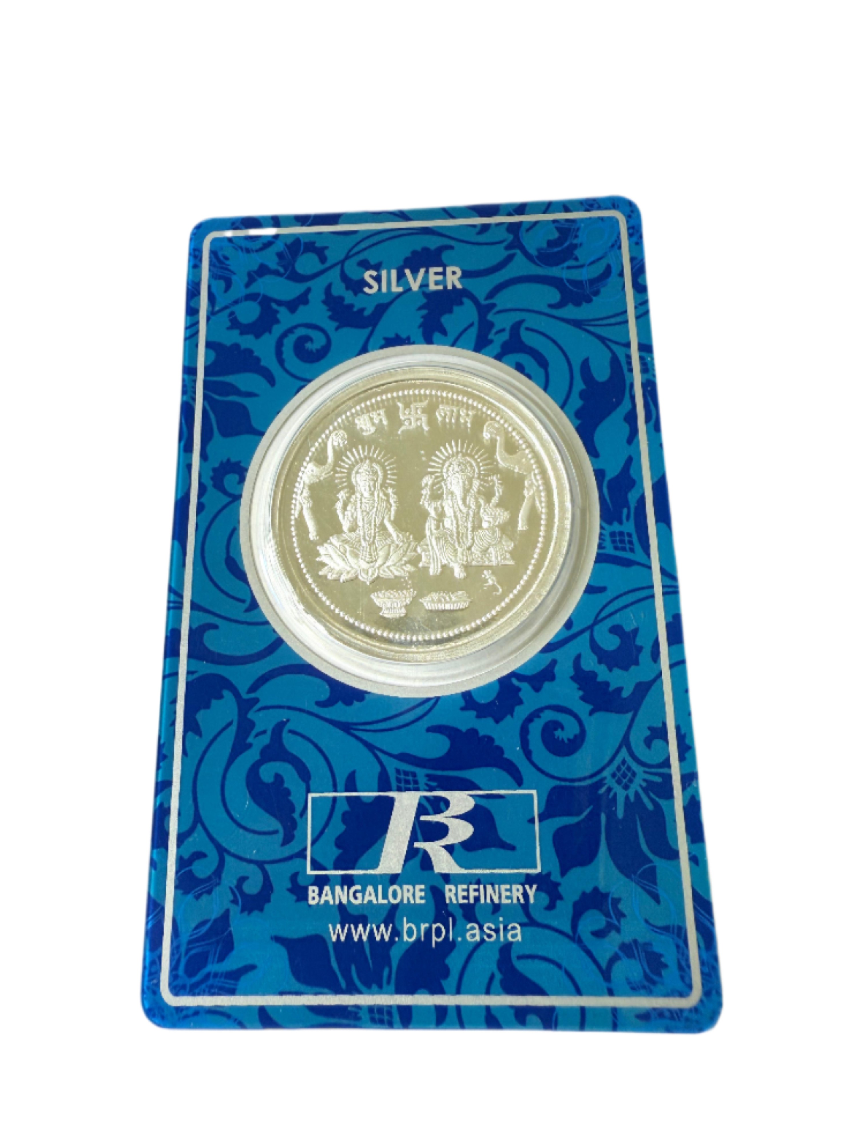 10g 999 Pure Silver Indian Coins-BRPL #61187 | DesiClik.com, USA
