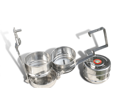 Indian Style Stainless Steel Lunch Box (tiffin Carrier) | Wholesale ...