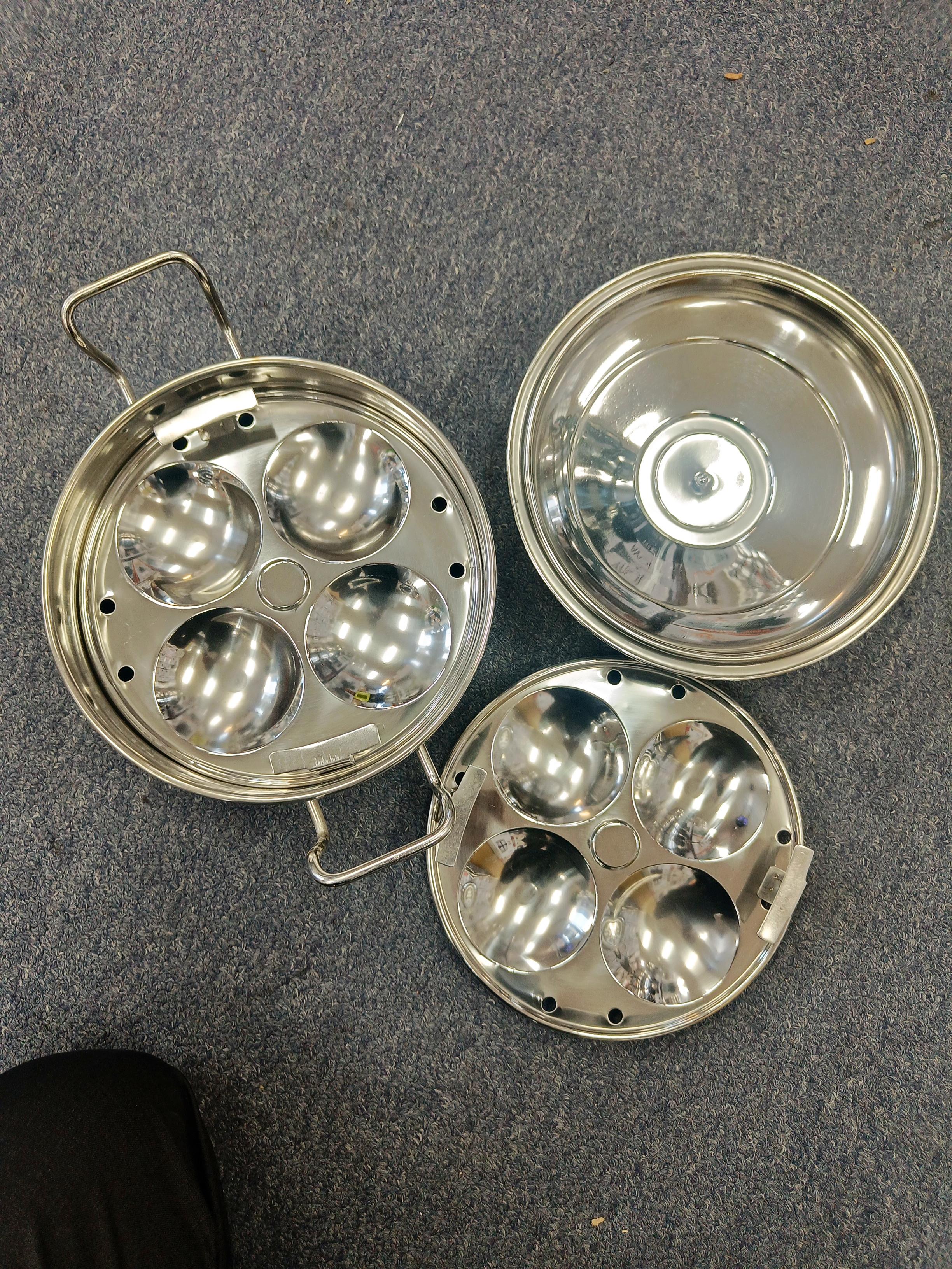 Idli Karahi, 3 in 1 Combo Pack, Idly, Patra, Dhokla Brand-Krishna ...