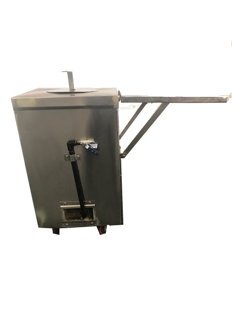 Portable Small Tandoor Oven for Home Use w/ Folding Grill Platform ...