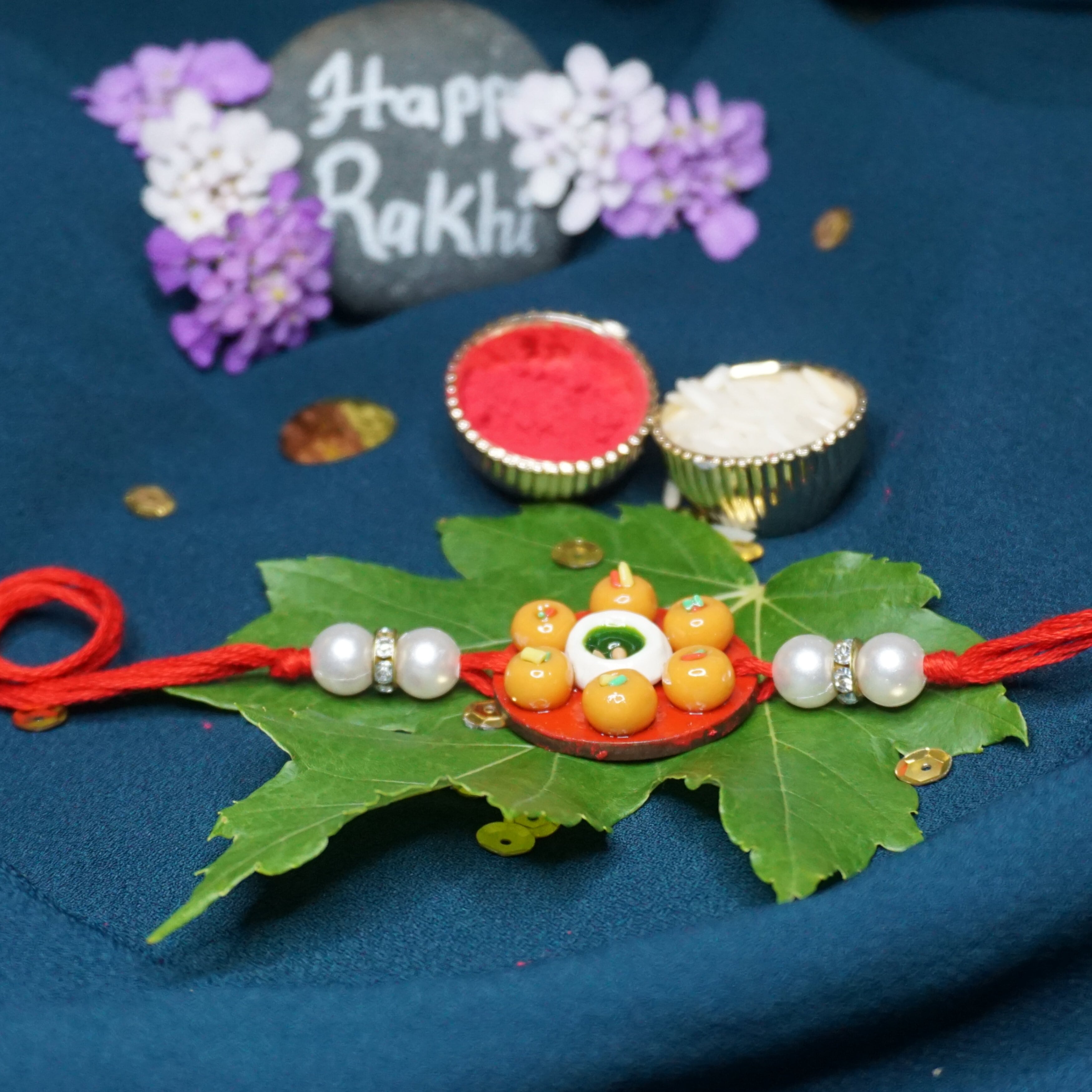 FOOD RAKHI - Pani Puri Style for the Gol Gappa lovers With Roli ...