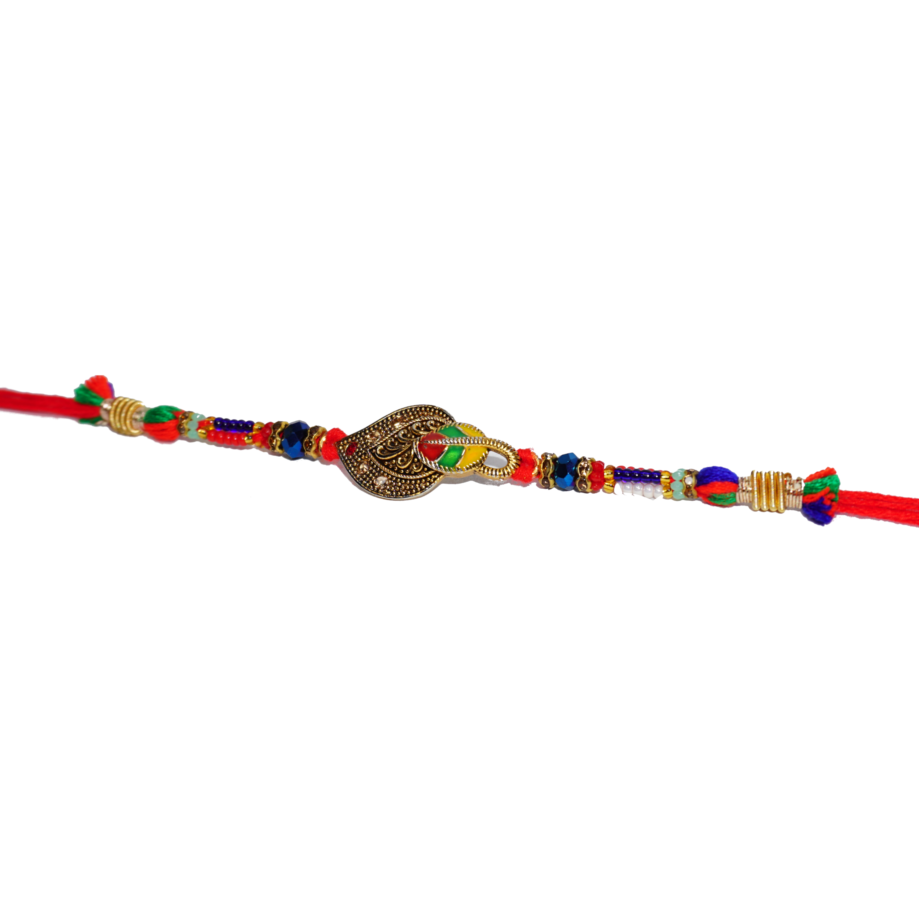 UtsaWe GIFT HAMPER - Traditional RAKHI Designed With Colorful Beads ...