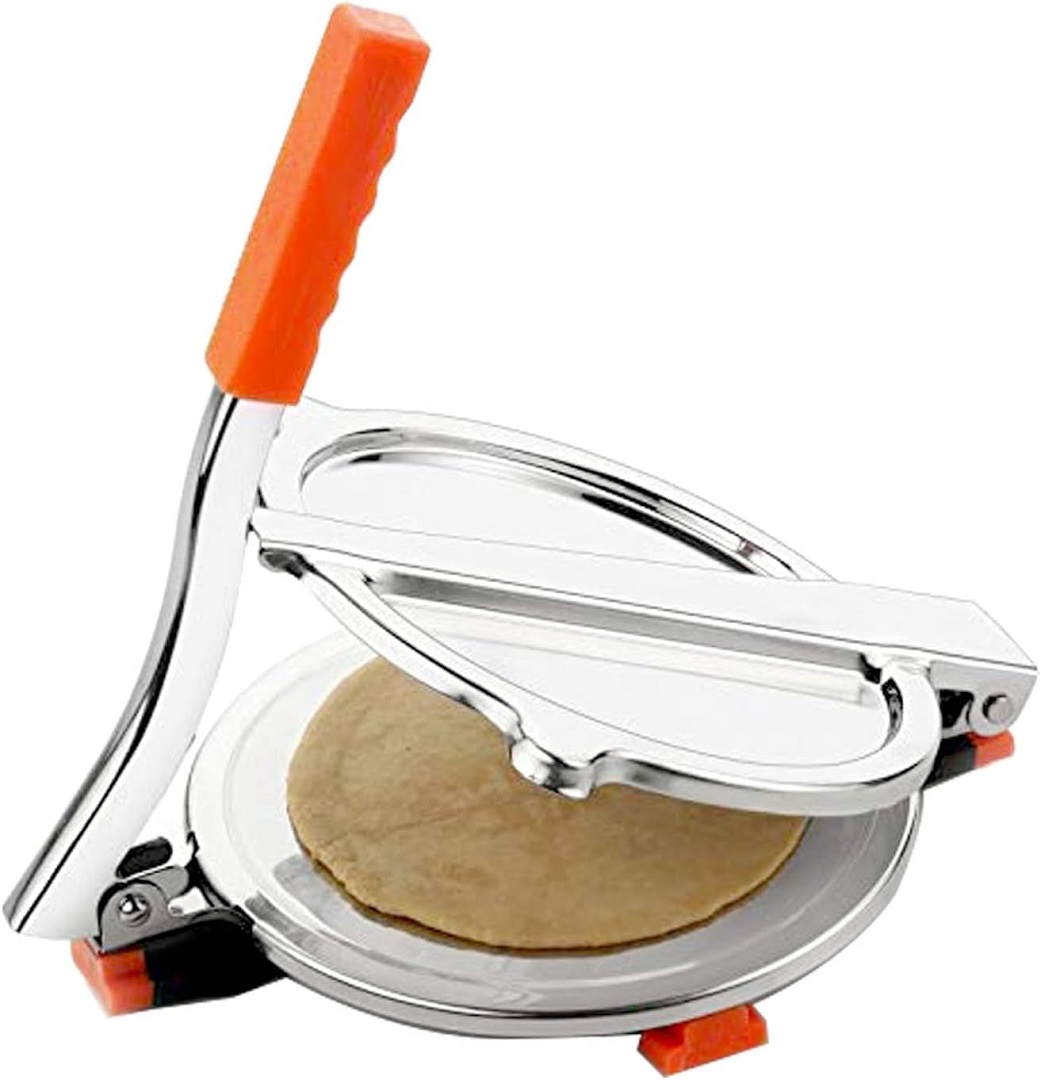 Stainless Steel Puri / Roti Maker / Roti Press 7.5" Diameter #44473 ...