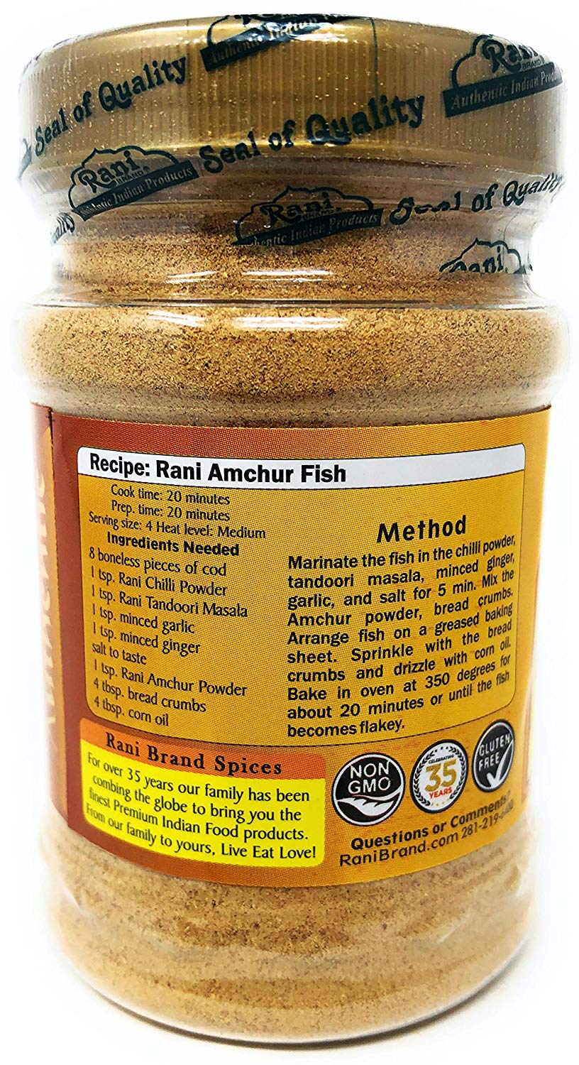 Rani Amchur (Mango) Ground Powder Spice 3oz (85g) ~ All Natural, Indian ...