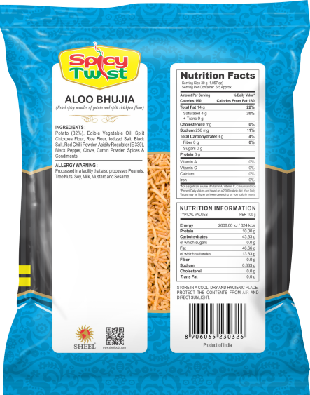 Spicy Twist - Alu Bhujiya 7oz #39721 | Buy Indian Snack Online