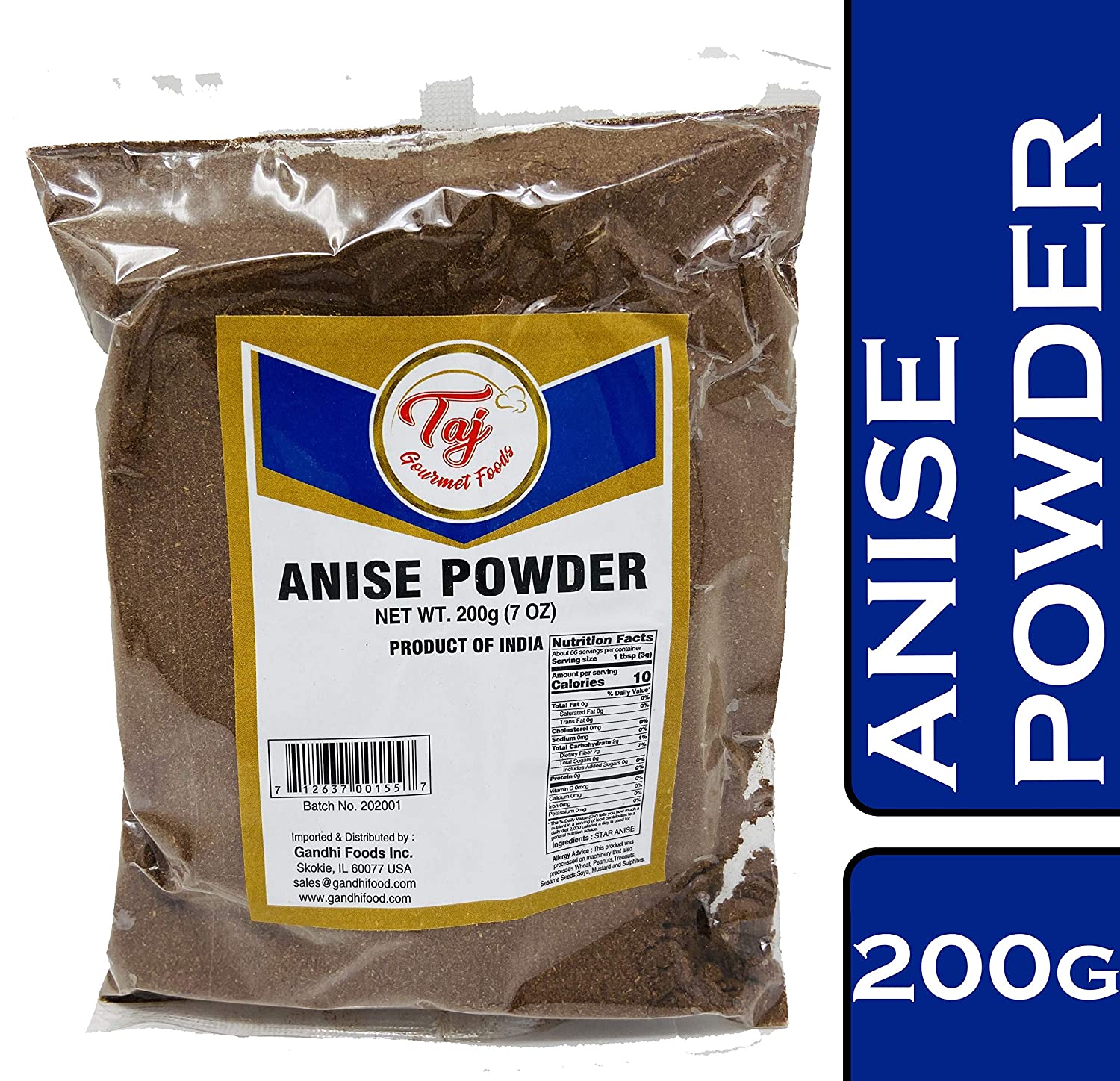 TAJ Premium Indian Anise Powder (Aniseeds Powder) #42966 | DesiClik.com ...