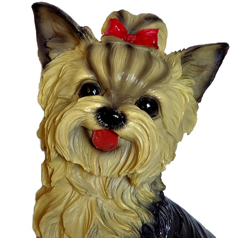 Garden, Home Decor Yorkshire Terrier (Yorkie) Dog Statue, Gift #27261 ...