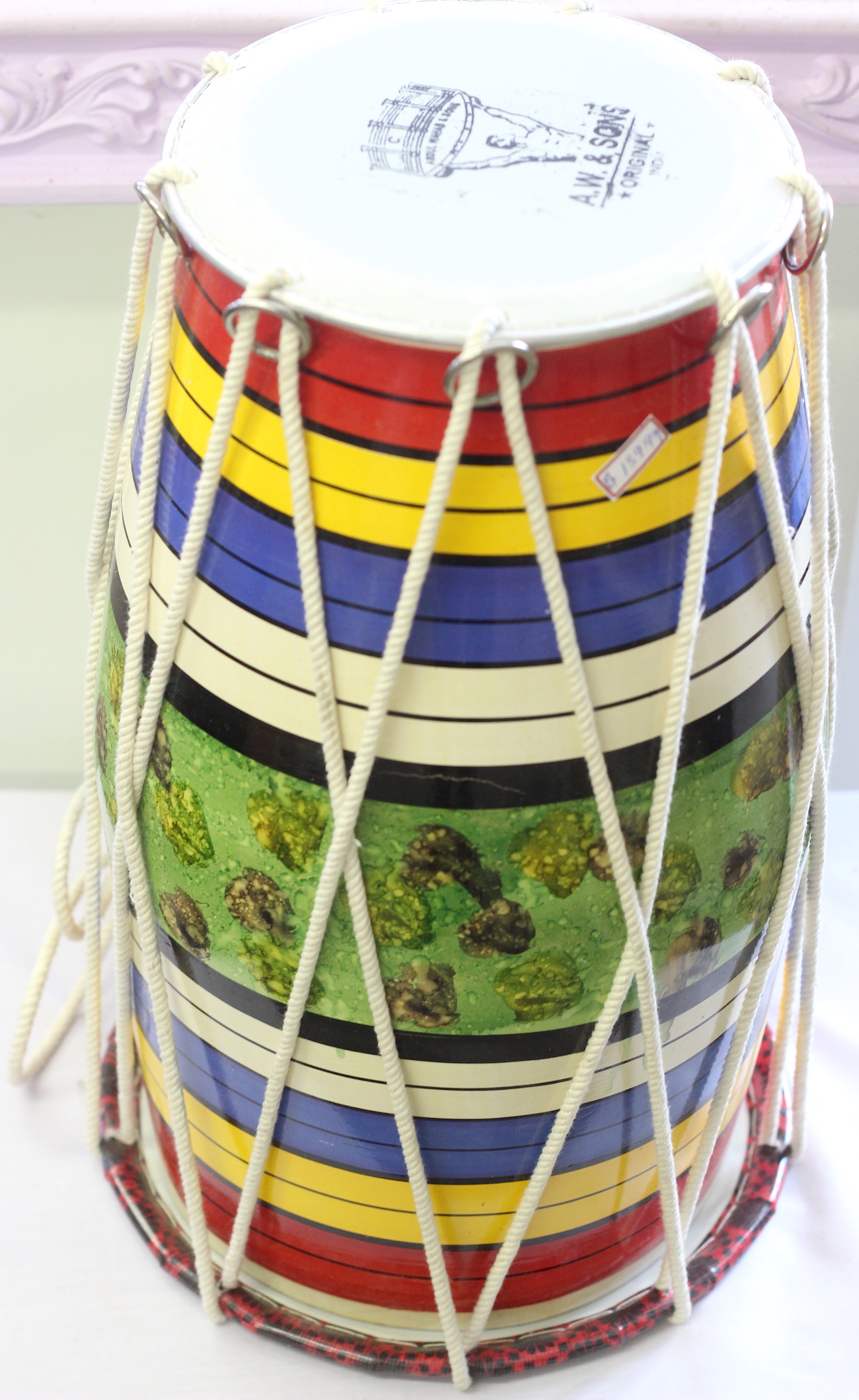 Handmade Traditional Dholak, INDIAN STYLE DRUM, MUSICAL INSTRUMENT ...