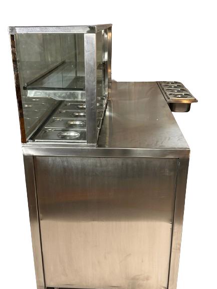 S.S. Tikki Chat Counter With Tawa & GN Pan #60149 | DesiClik.com, USA