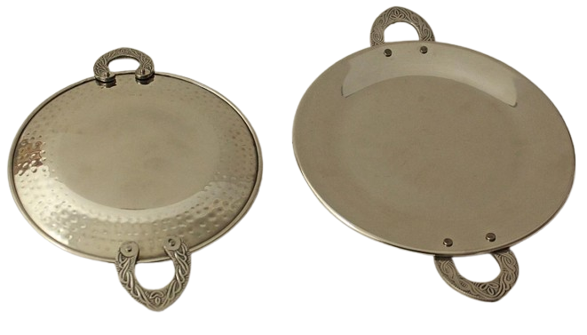 Stainless Steel Tawa / Starter Plate - 7" - 10" #21393 | DesiClik.com, USA