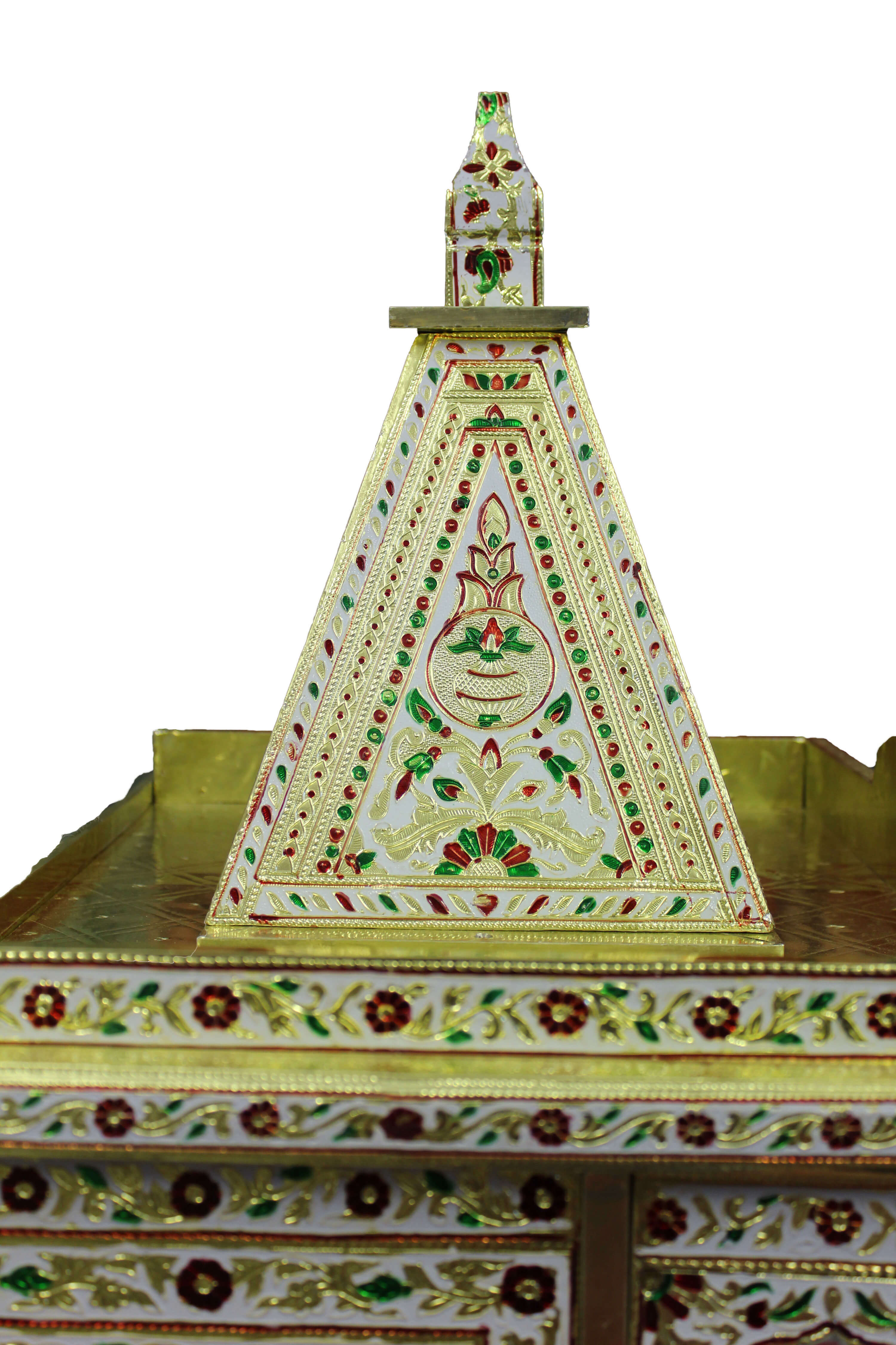 Meena Work Traditional Design Mandir (Altar) for Home 18" X 24" | Pooja ...