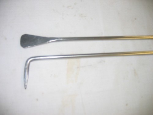 Kebab Sticks / Skewers w/ Stoppers, Tandoori Oven SS Skewers (12 rods ...