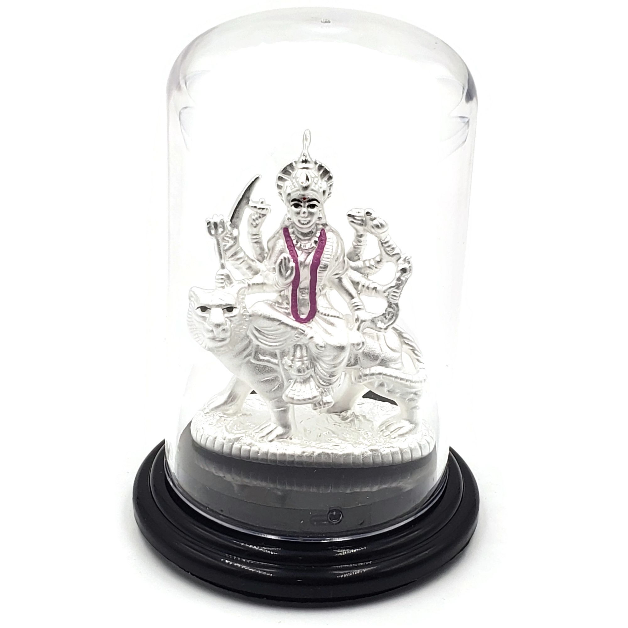 999 Pure Silver Ambe / Durga Mata Idol / Statue / Murti #43906 ...