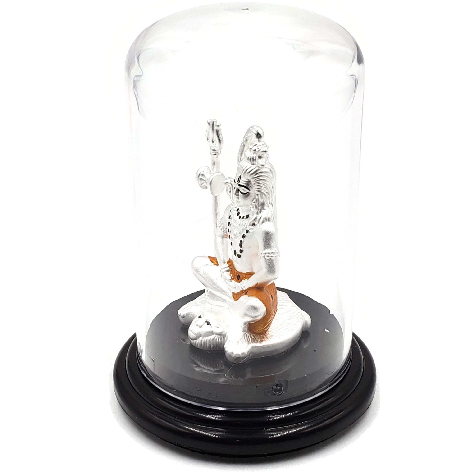 999 Pure Silver Lord Shiva Idol / Statue / Murti #43903 | DesiClik.com, USA