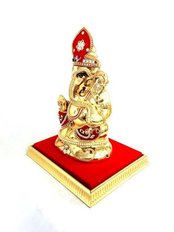 Handcrafted Embellished Ganpati / Ganesha Moorthi #23317 | DesiClik.com ...