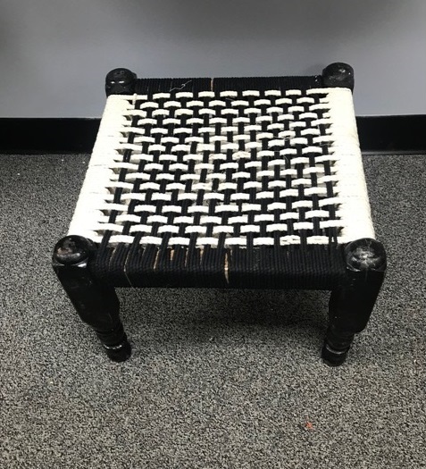 Traditional Indian Style Hand Woven Wooden Folding Pidha Chair #34522 ...