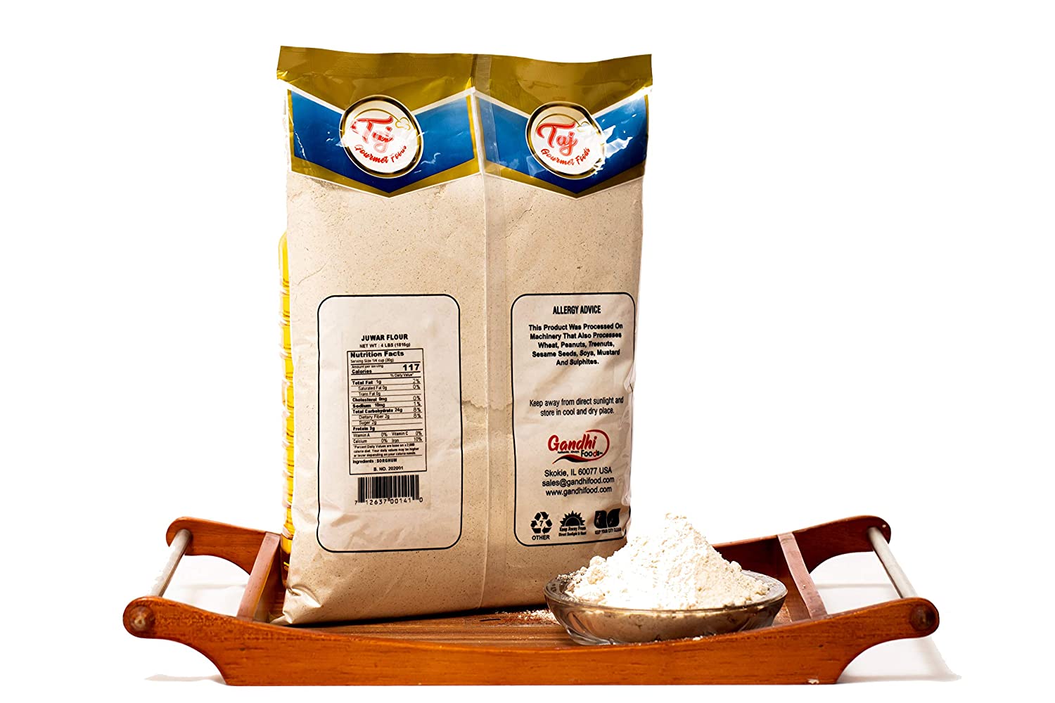 TAJ Premium Sorghum Flour Juwar Jowar Flour #42982 | DesiClik.com, USA