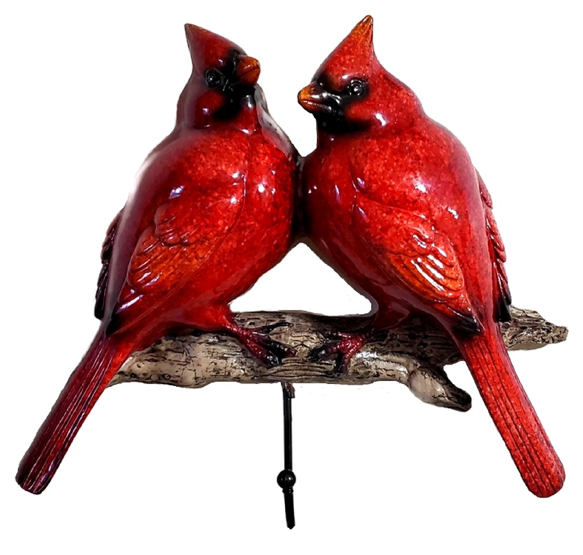 Beautiful Pair of Red Cardinals with Hook - Stylish Home,Kitchen,Gift ...