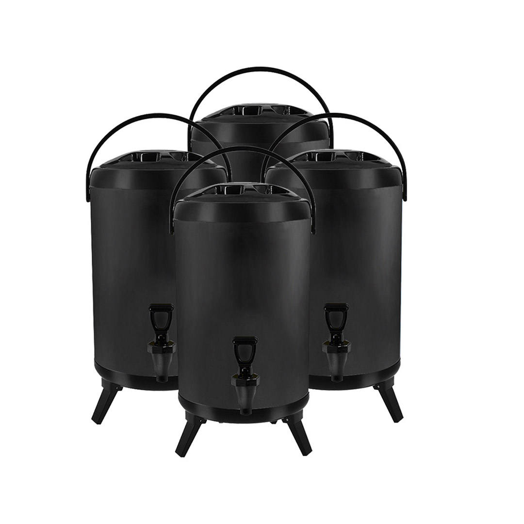 SOGA 4X 12L Stainless Steel Milk Tea Barrel #60813 | DesiClik.com, USA