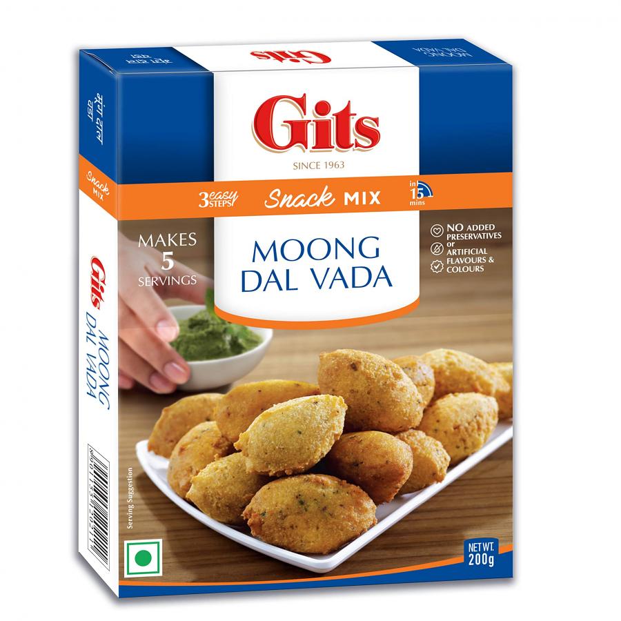 Gits Moong Dal Wada Mix 200 gms #46339 | DesiClik.com, USA