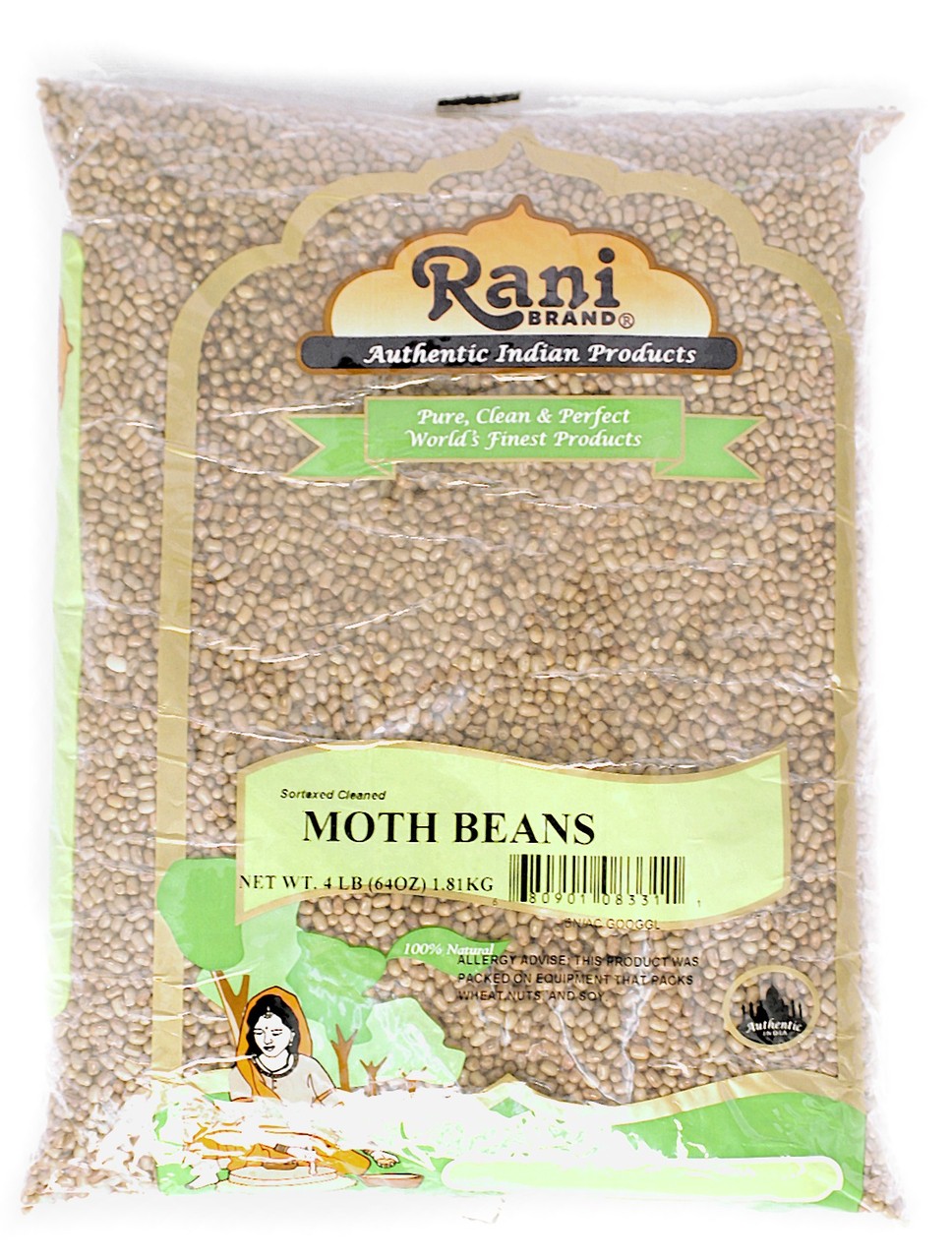 Rani Moth Whole 4Lb #40558 | DesiClik.com, USA