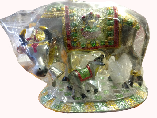 Exquisite German Silver Cow Calf Statue for Mandir / Home Decor / Gift ...