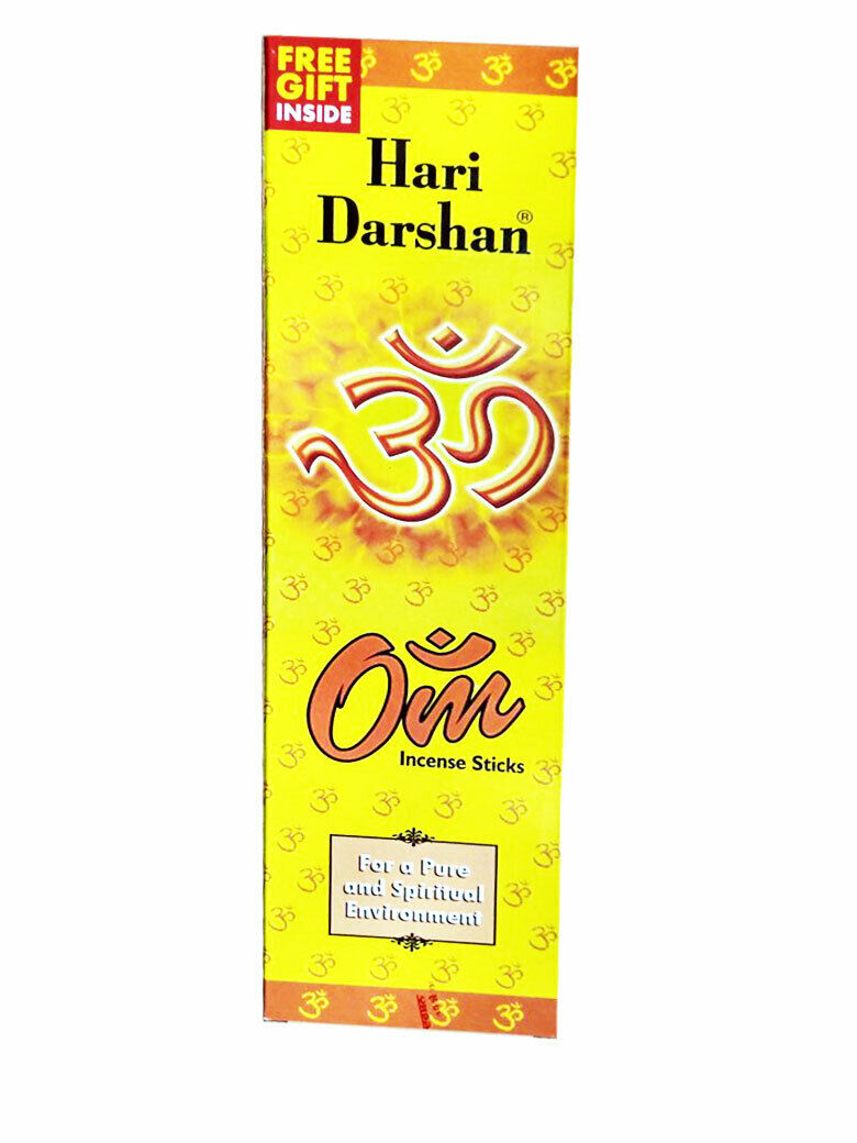 Hari Darshan Om Incense Sticks 12 sticks #55649 | DesiClik.com, USA