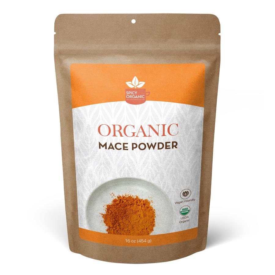 Organic Mace Powder - Mace Spice Whole - 16 OZ #51828 | DesiClik.com, USA