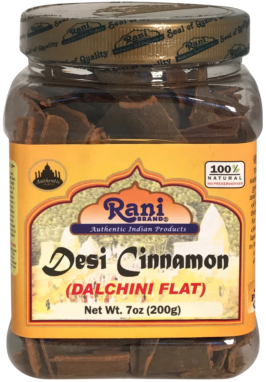 Rani Desi (Dalchini) Flat Cinnamon 200gm (PET Jar) #40323 | DesiClik ...