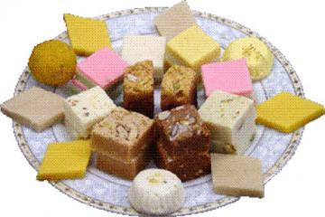 Indian Sweets Box - Dry Mix, 1 Pound, Assorted Indian Sweets for ...