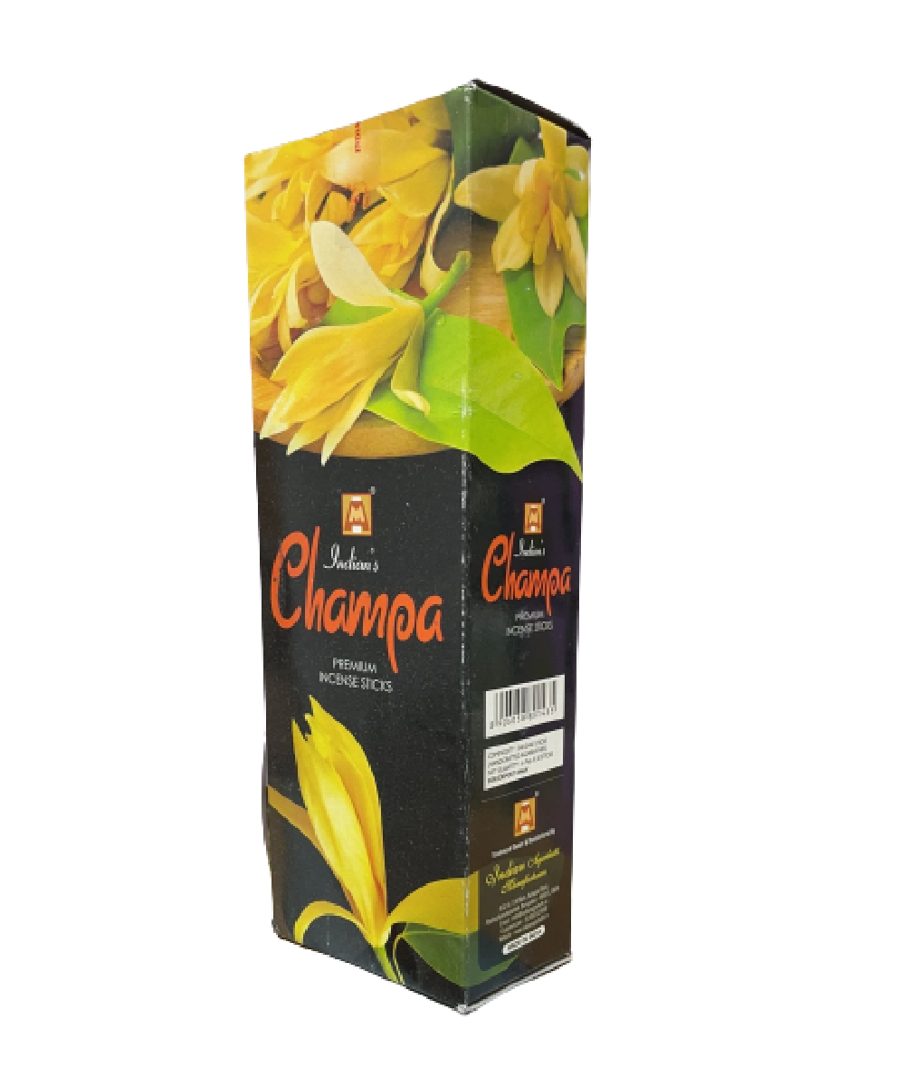 Indian Champa Incense Sticks 20 sticks x 6 pkts #55710 | DesiClik.com, USA