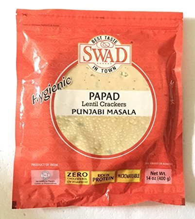 Swad Papad - Punjabi Masala 400 gms #46158 | DesiClik.com, USA