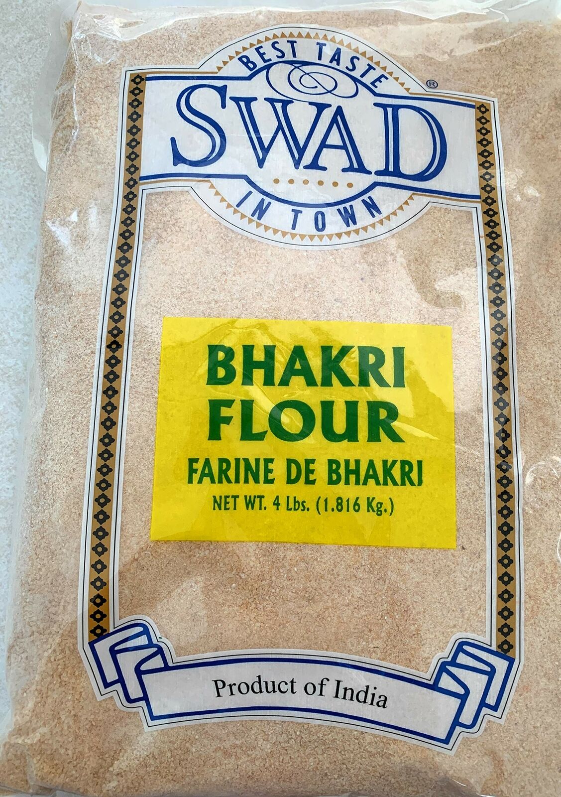 Swad Bhakhri Flour 8 lbs #50930 | DesiClik.com, USA