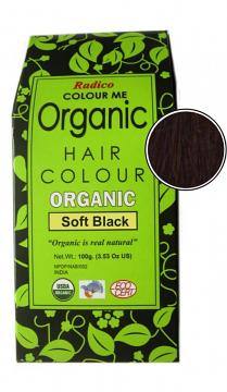 100% Organic- Soft Black Hair Color 100gm, NATURAL HAIR COLOR #22150 ...