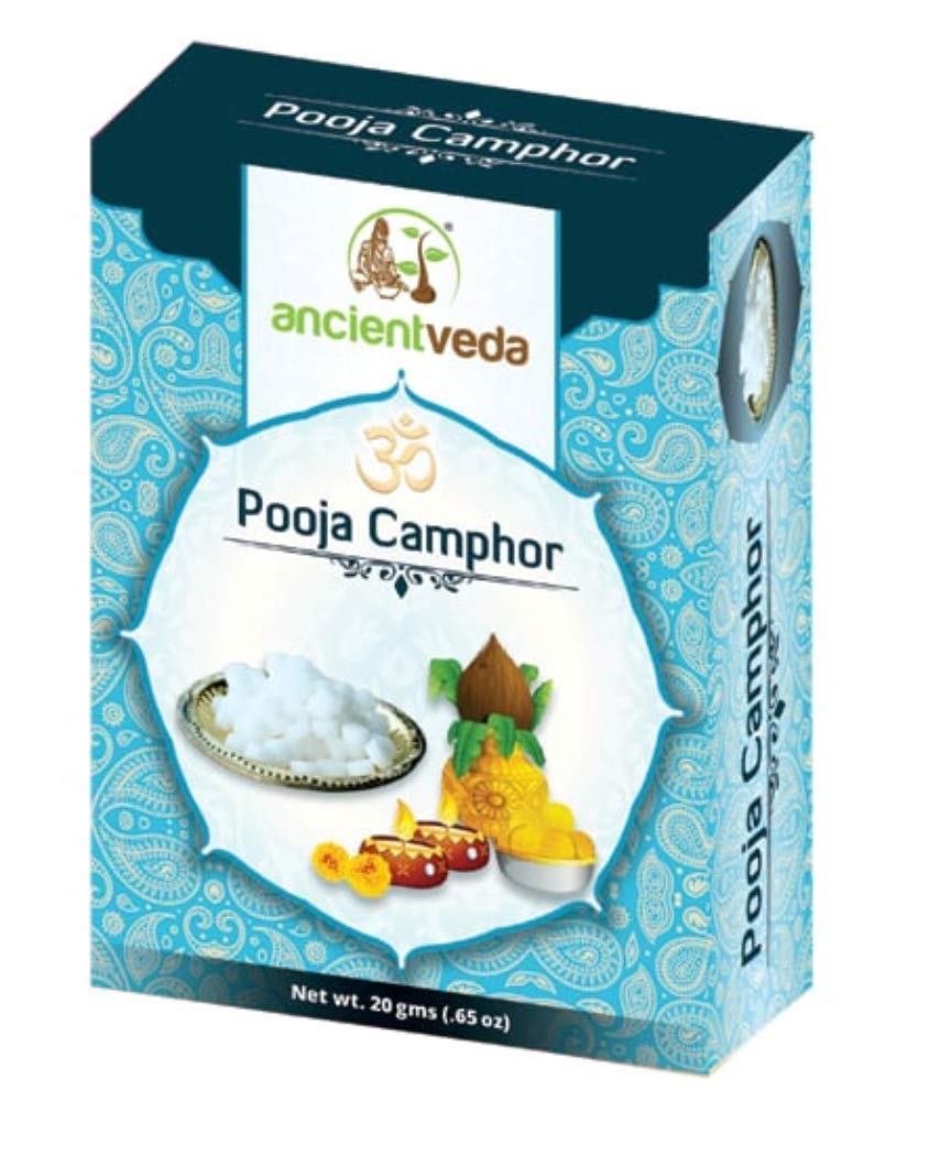 Ancient Veda Pooja Camphor 20gm #55733 | DesiClik.com, USA