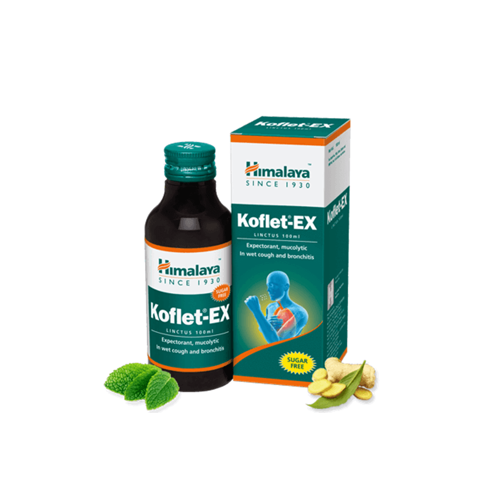 Himalaya Koflet Ex Syrup 100ml #55511 | DesiClik.com, USA