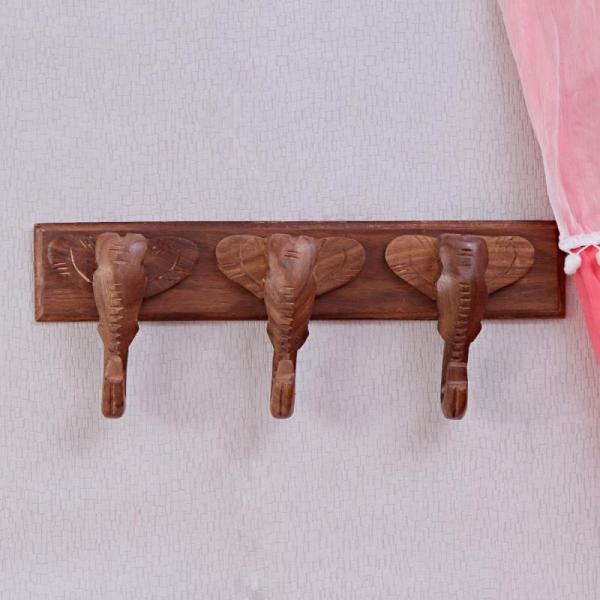 Mark Of Victory Wooden Elephant Shape Key Holder #29733 | Buy Online ...