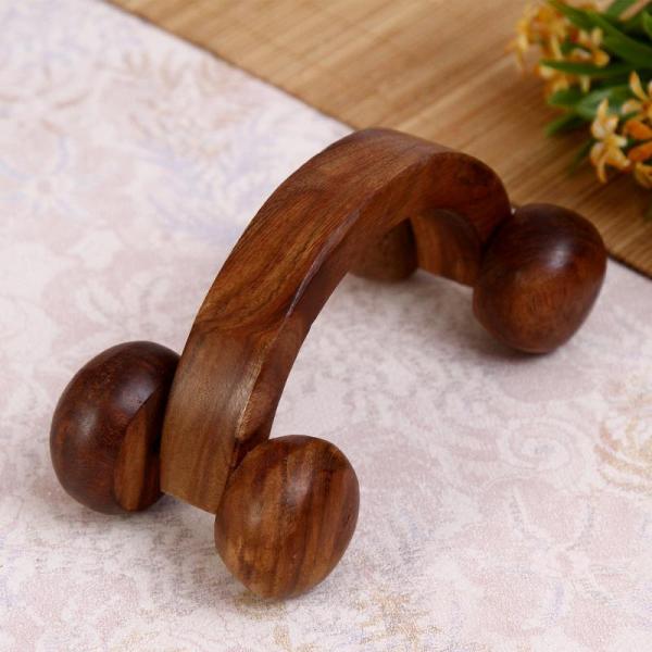 Arch Shaped Wooden Roller for Massage/Exercise #29839 | DesiClik.com, USA