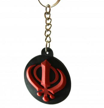 Punjabi Khanda Keychain / Sikh Religious Keychain #26439 | DesiClik.com ...