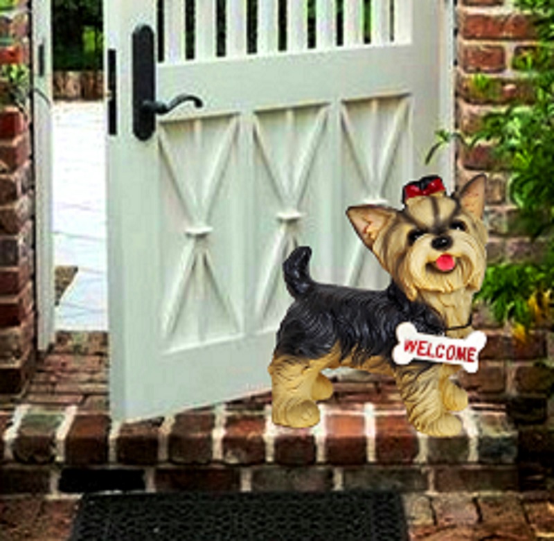 Garden, Home Yorkshire Terrier (Yorkie) Dog Statue, Lawn Decor #27590 ...