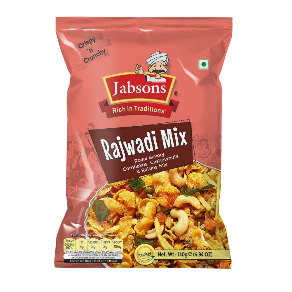 Jabsons Rajwadi Mix 140 gms #46816 | DesiClik.com, USA