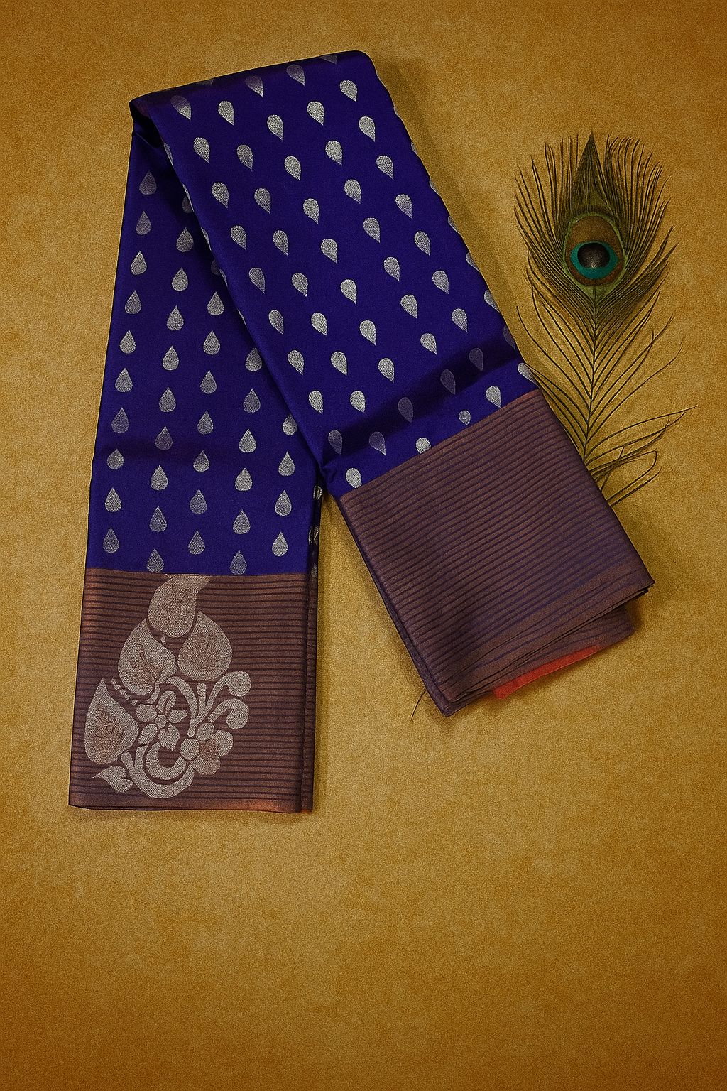 Handloom Kanchipuram Pattu saree from South India #61101 | DesiClik.com ...