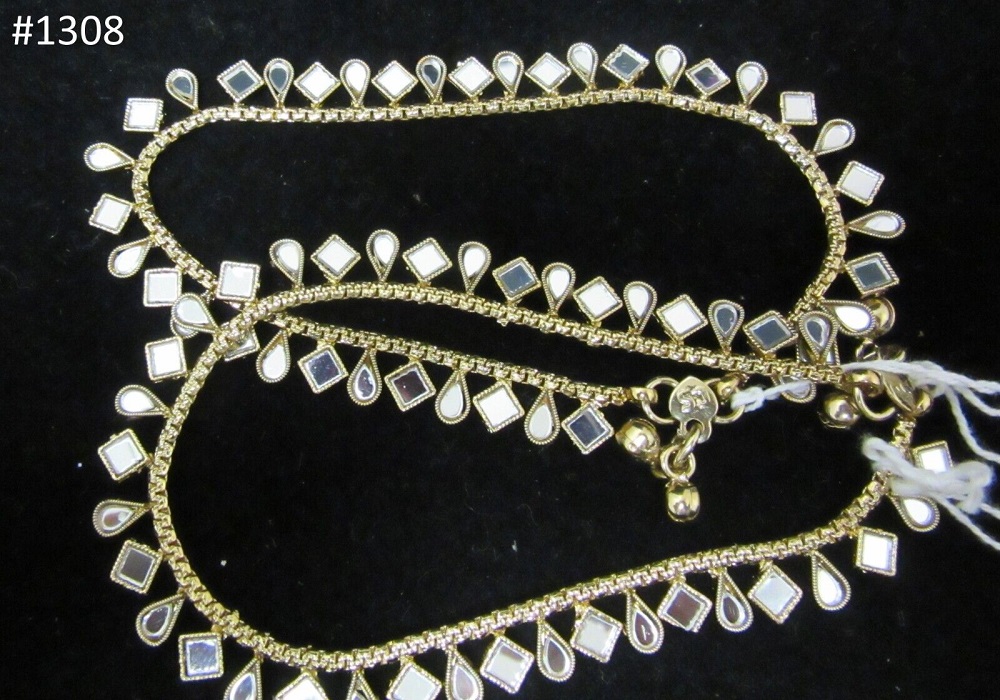 Costume Payal, Indian Designer Golden Anklets #54745 | Buy Costume ...