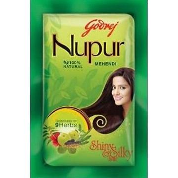 Godrej Nupur Henna Powder 140 G #32391 | Buy Henna Mehndi Online