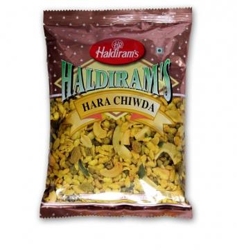 Haldiram's Hara Chiwda 400 G #33090 | DesiClik.com, USA