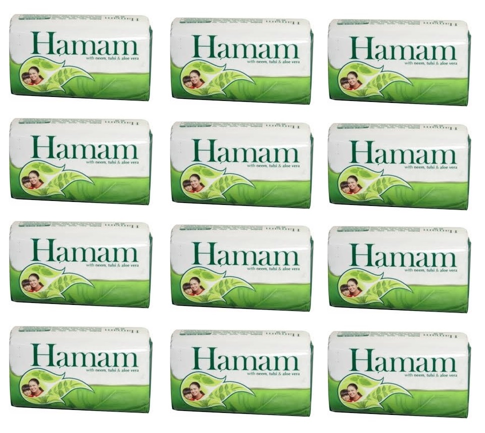Hamam Soap 100gms (Pack of 12) #34801 | DesiClik.com, USA