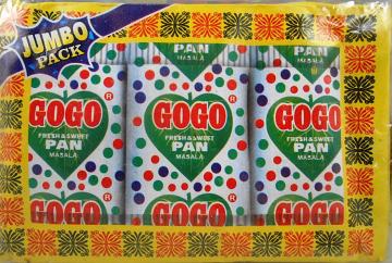 Gogo Fresh & Sweet Pan Masala 24 Packets / 180g Total Betel Nut Supari ...